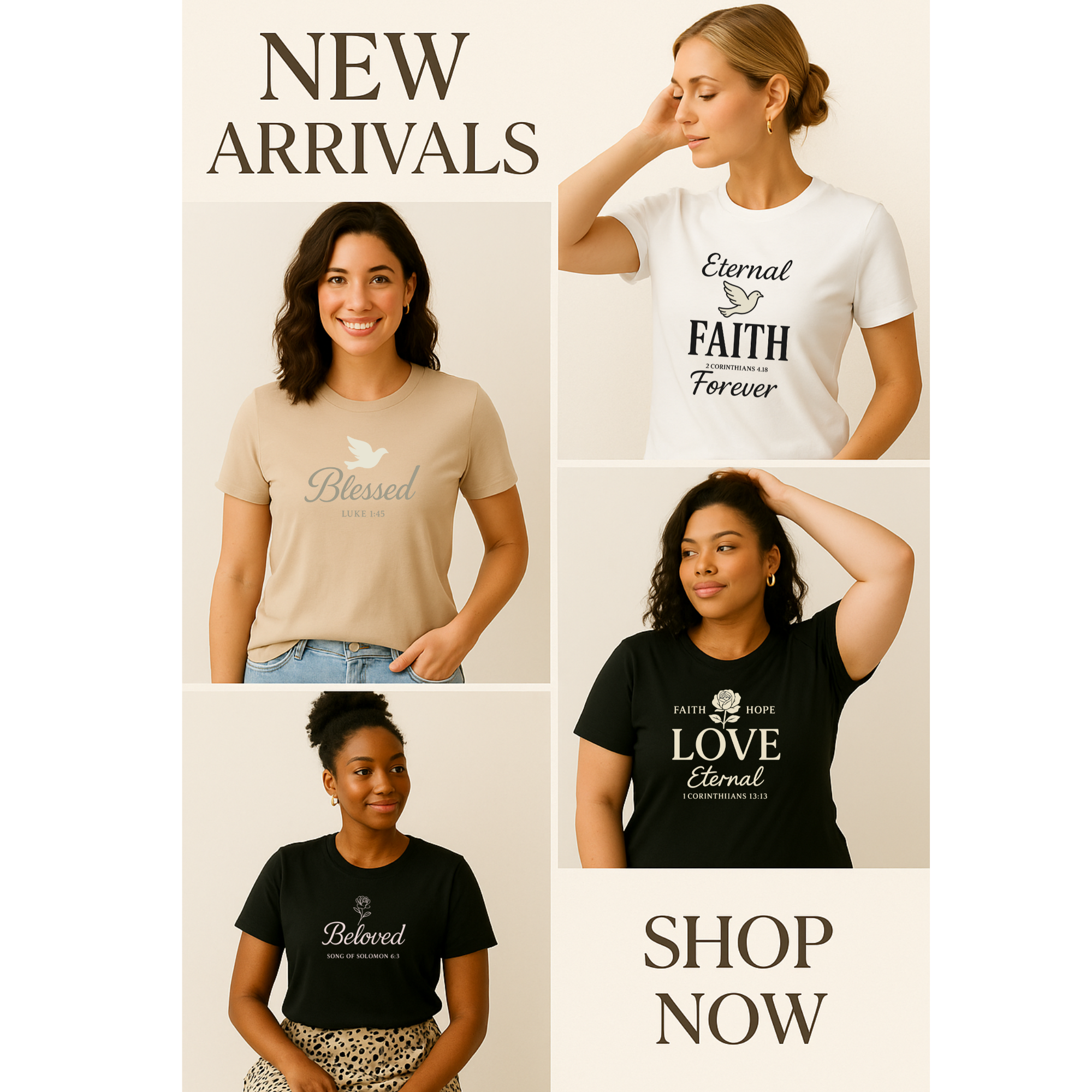 Women's Tees - Faith Merch